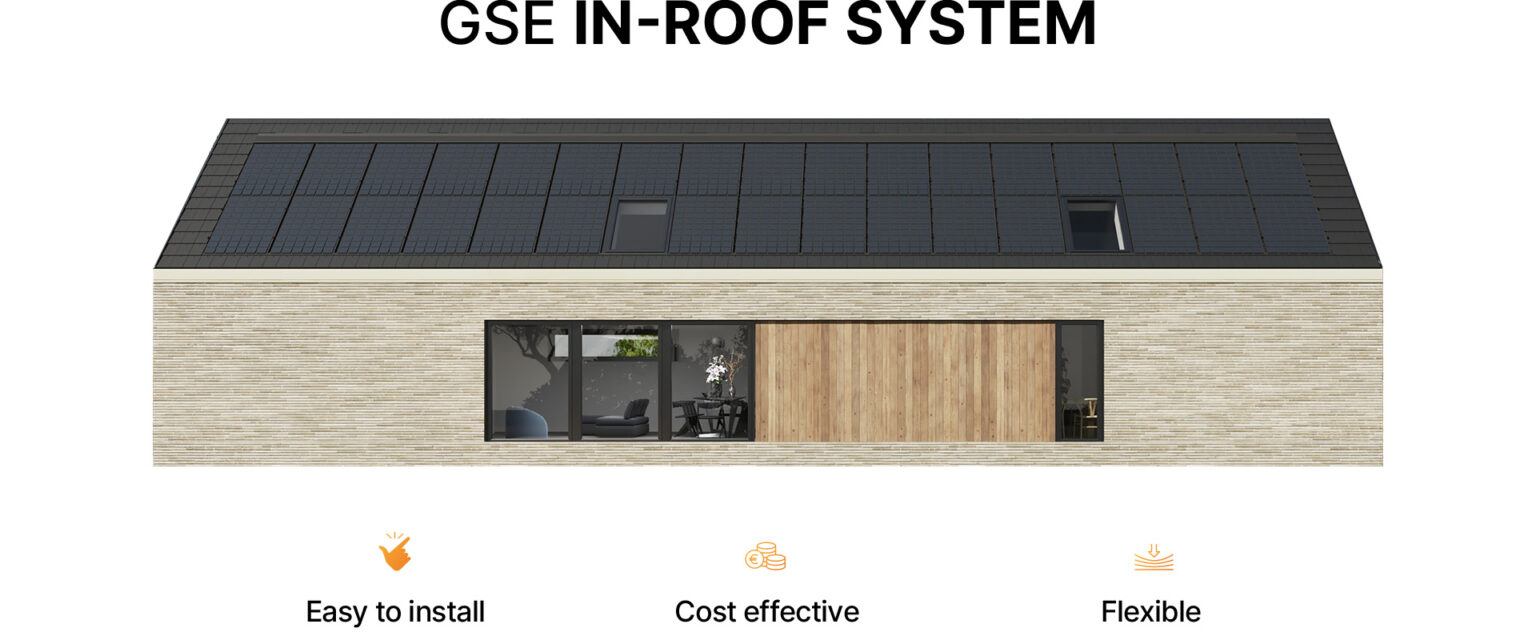 GSE Intégration : roof-integrated photovoltaic panel systems